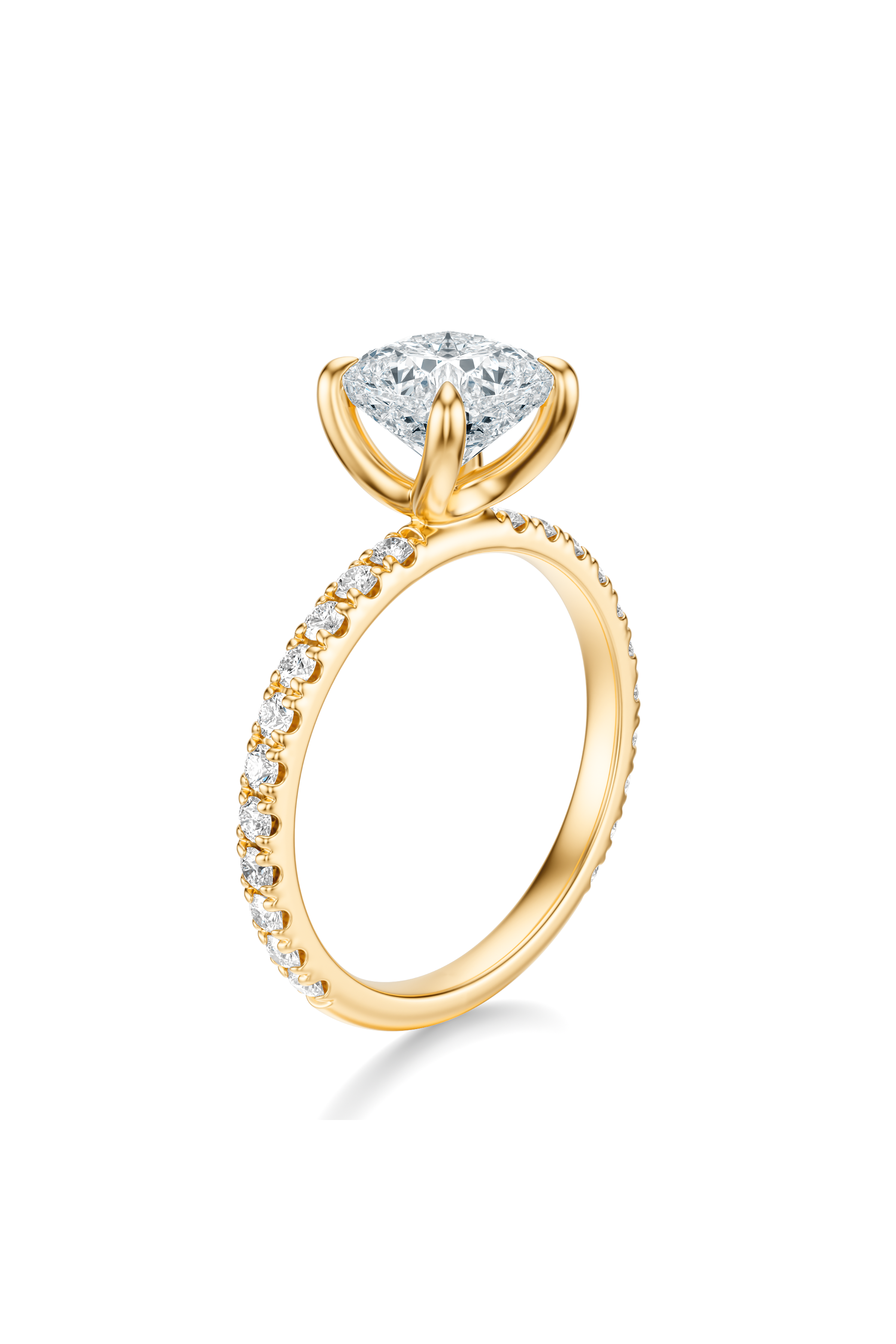 THE PAULINE Cushion Pave Ring – omiwoods