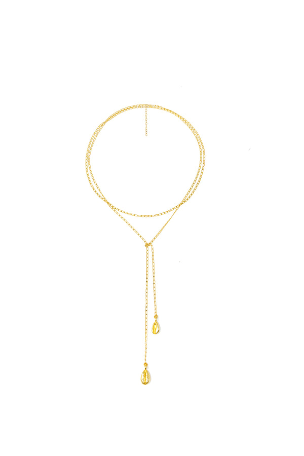 THE COWRIE Infinity Clasp Necklace – omiwoods