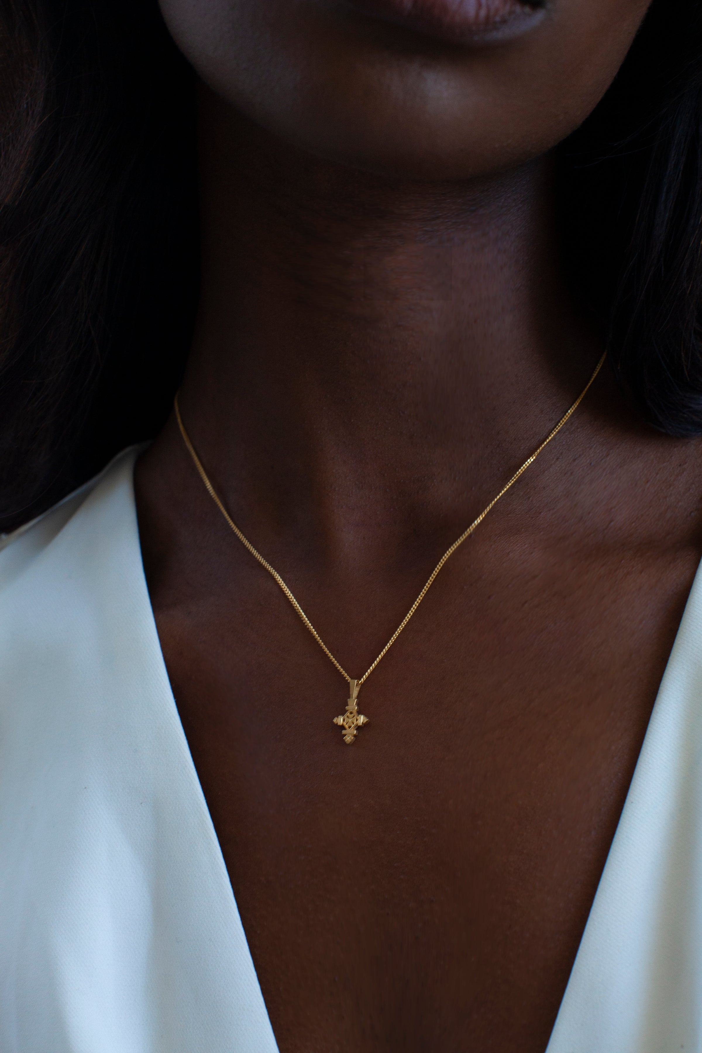 THE ETHIOPIAN Axum Cross Necklace I – omiwoods