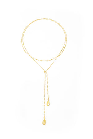 THE COWRIE and Cross Necklace Stack – omiwoods