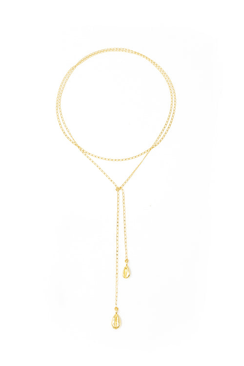 THE COWRIE and Cross Necklace Stack – omiwoods