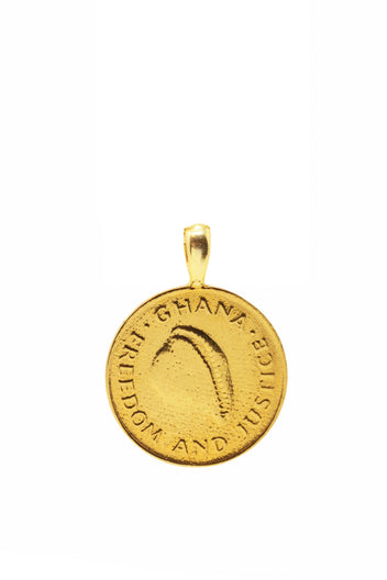 THE GHANA Crest and Cowrie Coin Pendant – omiwoods