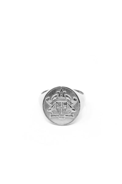 THE GHANA Crest Signet Ring III – omiwoods