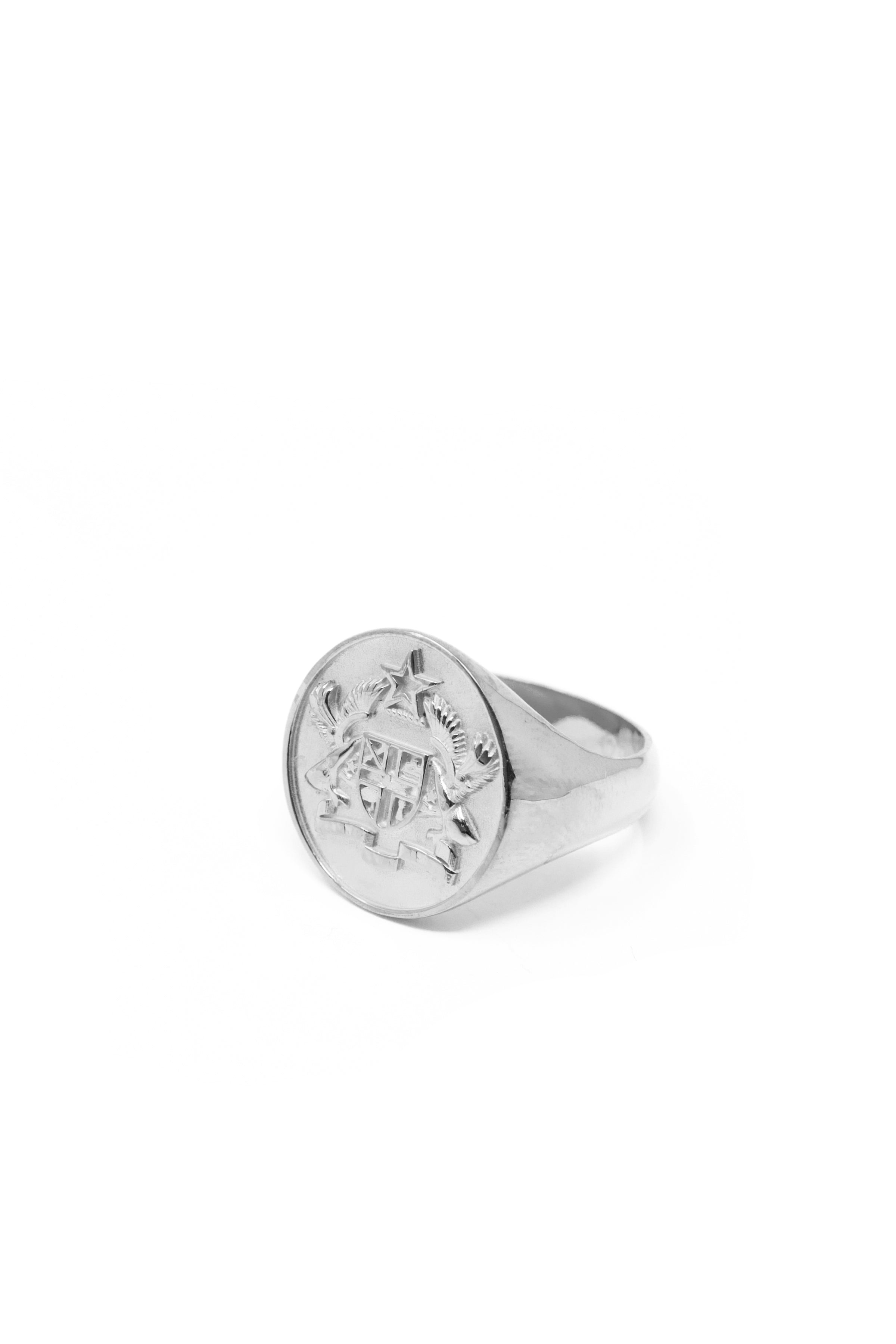 THE GHANA Crest Signet Ring III – omiwoods