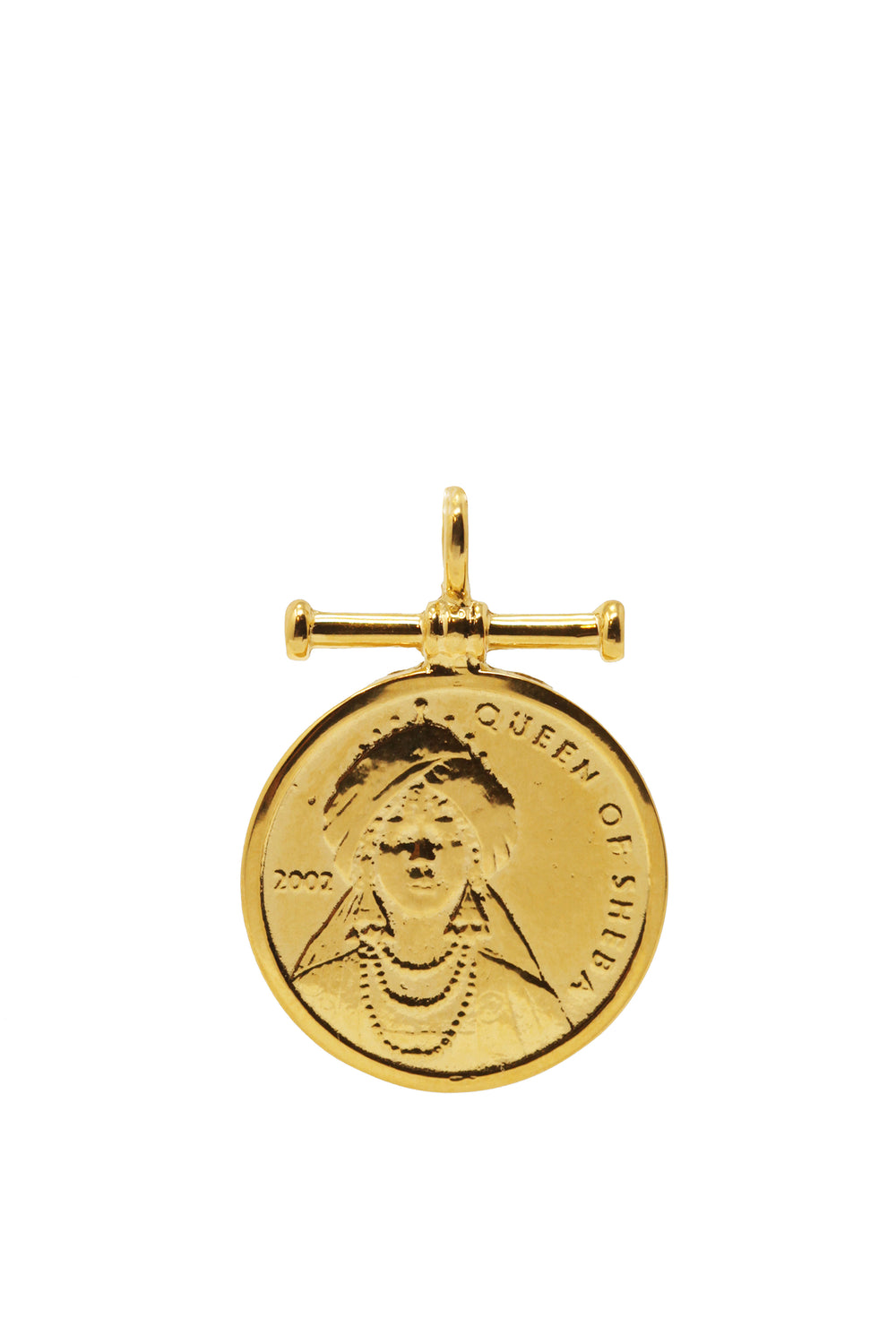 THE QUEEN of Sheba Bar Coin Pendant – omiwoods
